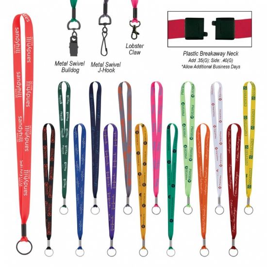 Customized Products. 5/8\" Polyester Lanyards