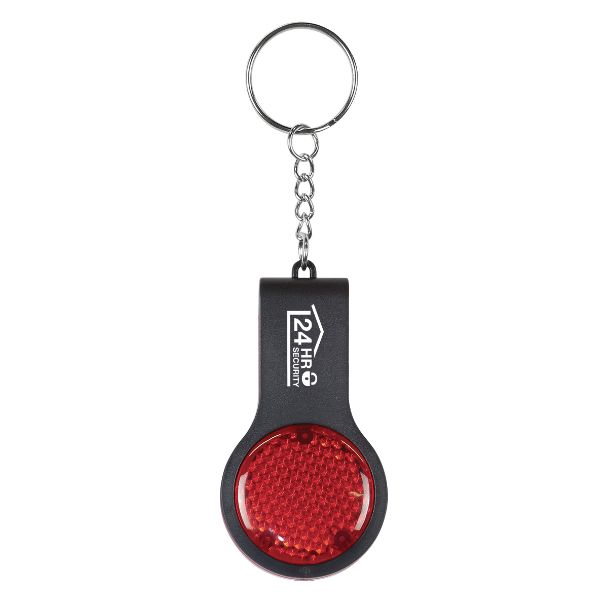 Customized Products. Reflector Key Light key chain With Safety Whistle