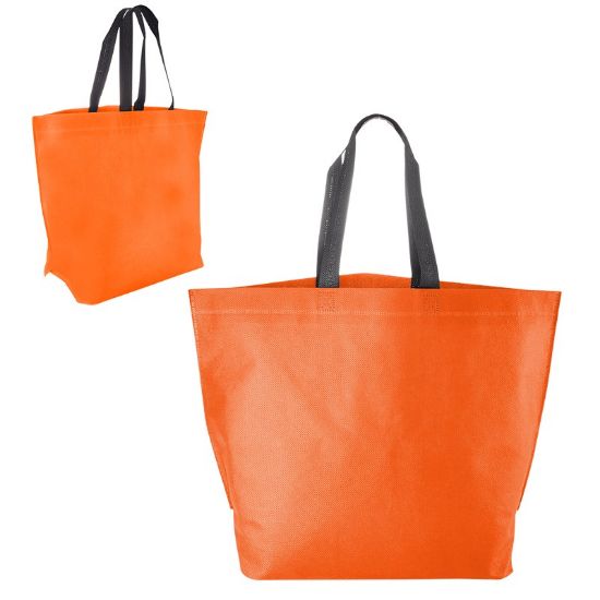 Customized Products. Two Tone Heat Sealed Non-woven Tote